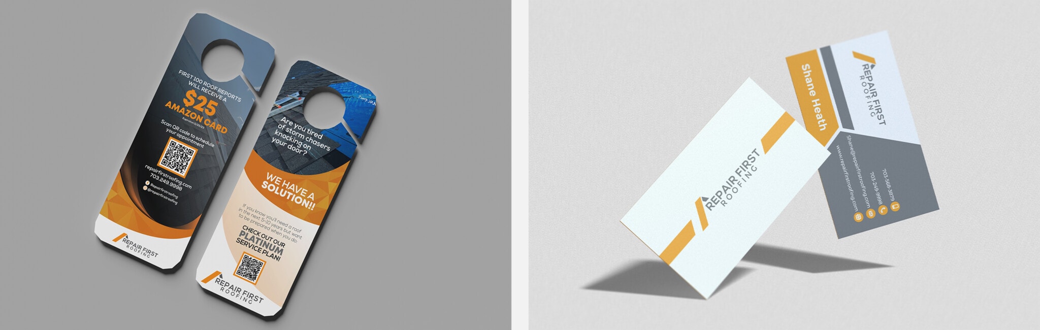 Repair First Roofing - Website by Johnny Flash Productions